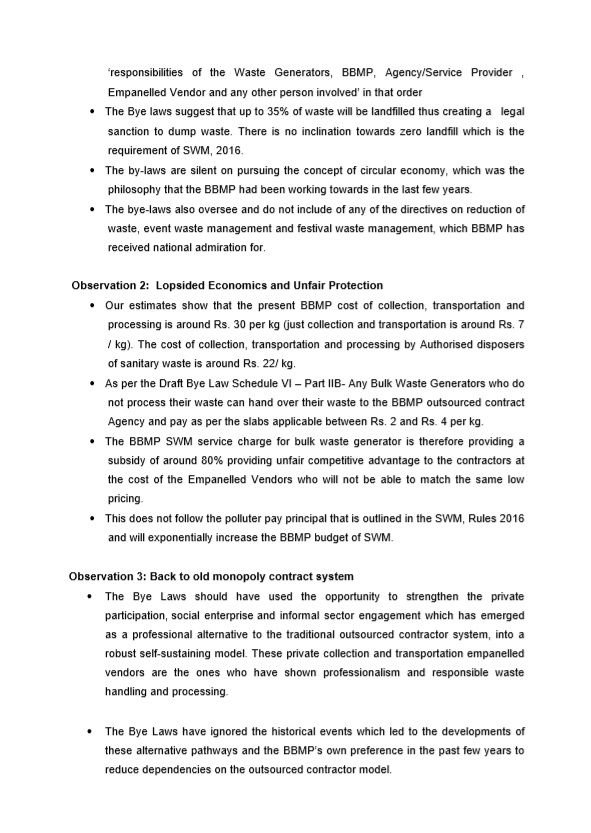 Rethink and redraft SWM byelaws-2019, SWMRT tells BBMP | ENDLESSLY GREEN